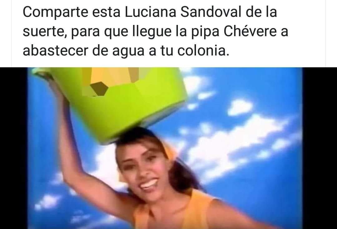 Luciana Sandoval comparte meme viralizado sobre la Pipa Chévere en ...