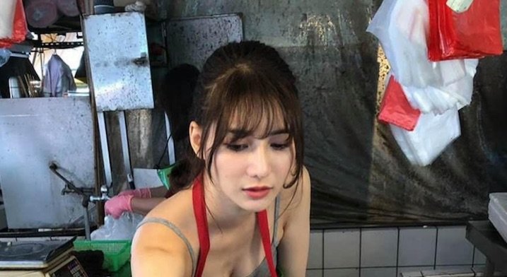 FOTOS Y VIDEO: Ella es Liu Pengpeng, la vendedora de pescado más bella de Taiwán