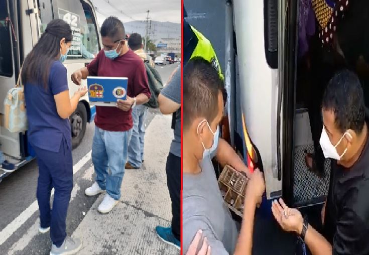 VIDEO: Obligan a microbuseros de la ruta 42 a devolver a pasajeros el ... VIDEO: Obligan a microbuseros de la ruta 42 a devolver a pasajeros el ...